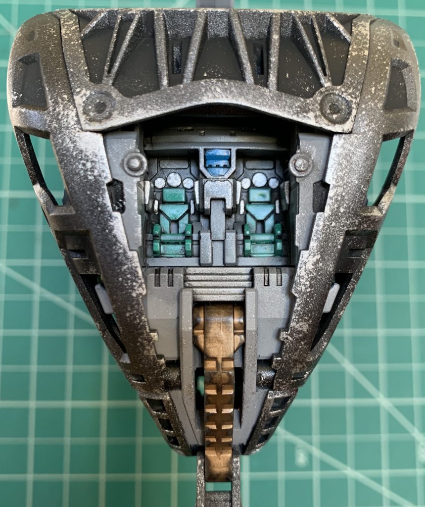 MG ACGUY. I tried to polish the Mr Metal Color paints to add weathering ...