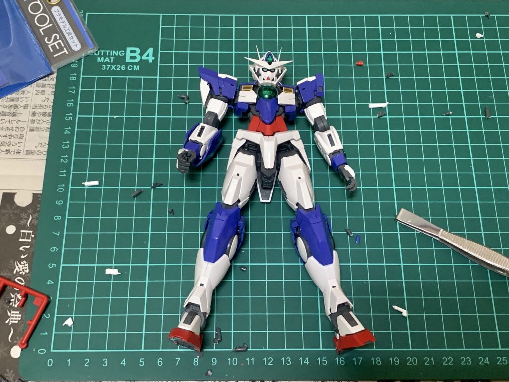 Mg ダブルオークアンタフルセイバー(塗装済)|カテジナさんさんのガンプラ作品|gunsta(ガンスタ)