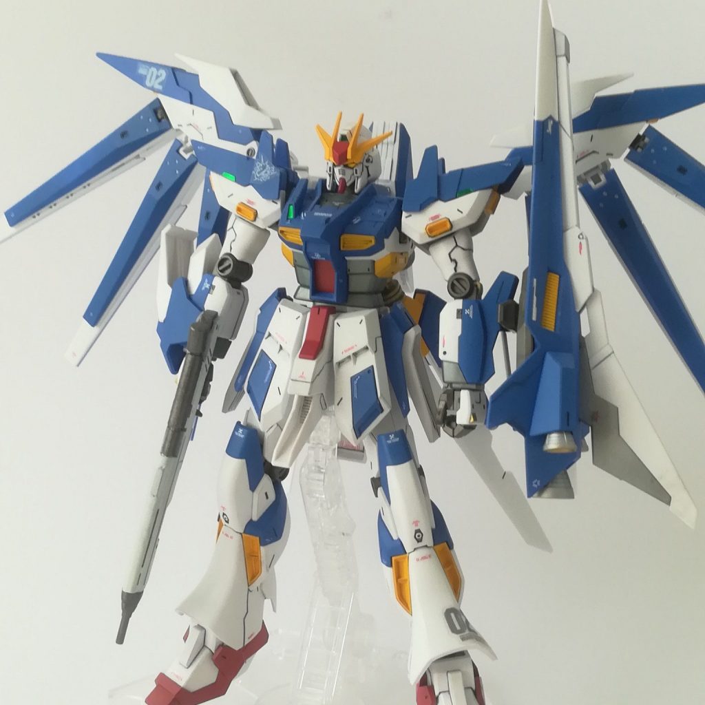Hi-νガンダムヴレイブ トリコロールカラー｜porthosさんのガンプラ作品｜GUNSTA（ガンスタ）