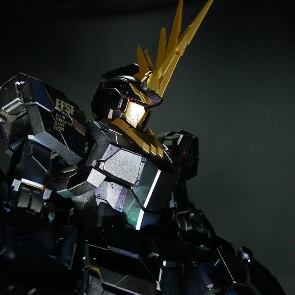 漆黒の獅子 PG バンシィ（ユニコーンモード）｜suteteko76さんのガンプラ作品｜GUNSTA（ガンスタ）