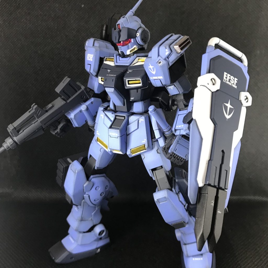 HGUC RX-80PR ペイルライダー（陸戦重装備仕様）｜GOLFボールさんのガンプラ作品｜GUNSTA（ガンスタ）