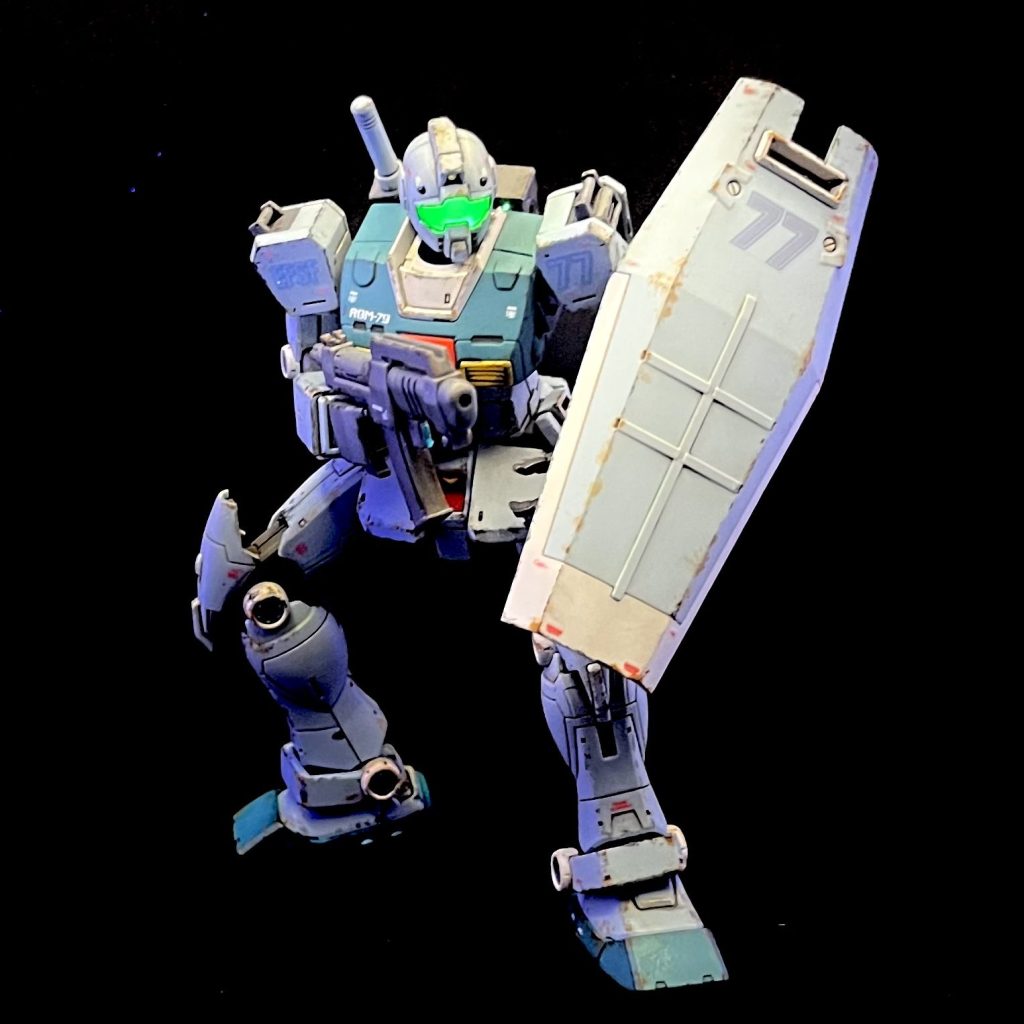 HG 1/144 ジム[スレッガー搭乗機]｜@deguichi_oneさんのガンプラ作品｜GUNSTA（ガンスタ）