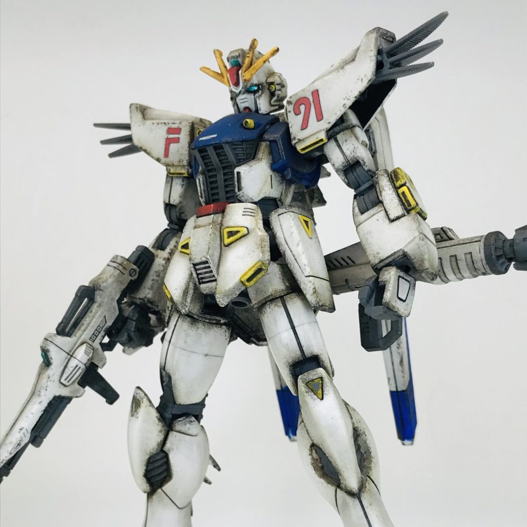 HG ガンダムF91 無塗装 お手軽ウェザリング｜tamamaさんのガンプラ作品｜GUNSTA（ガンスタ）