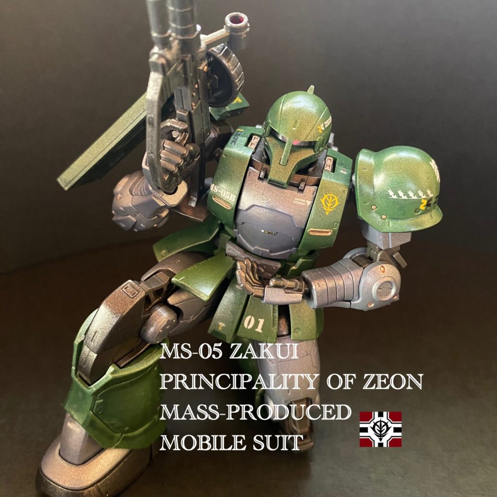 MS-05 ZAKUⅠ｜モーリース・ミノフス・K 技術曹長さんのガンプラ作品｜GUNSTA（ガンスタ）