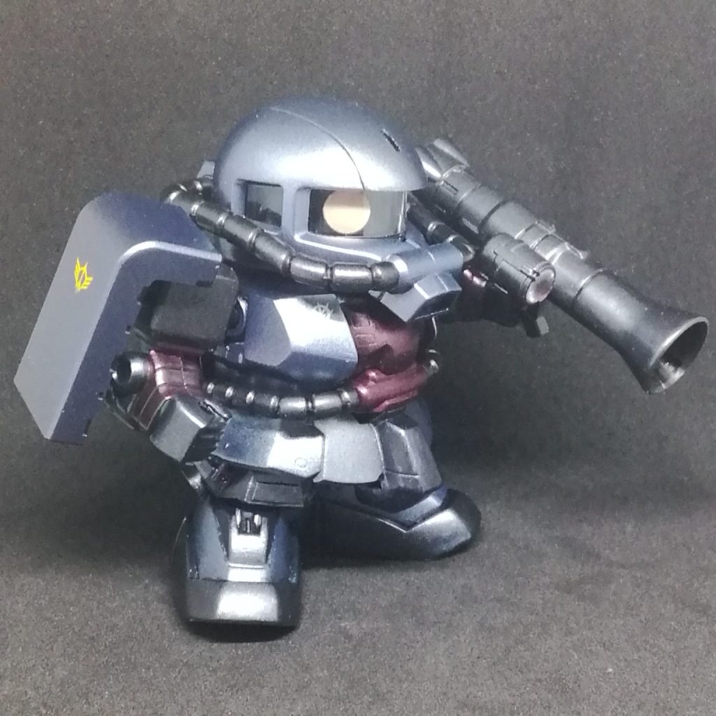 SD黒い三連星専用ザクⅡ(BB戦士版)｜MATSUさんのガンプラ作品｜GUNSTA（ガンスタ）