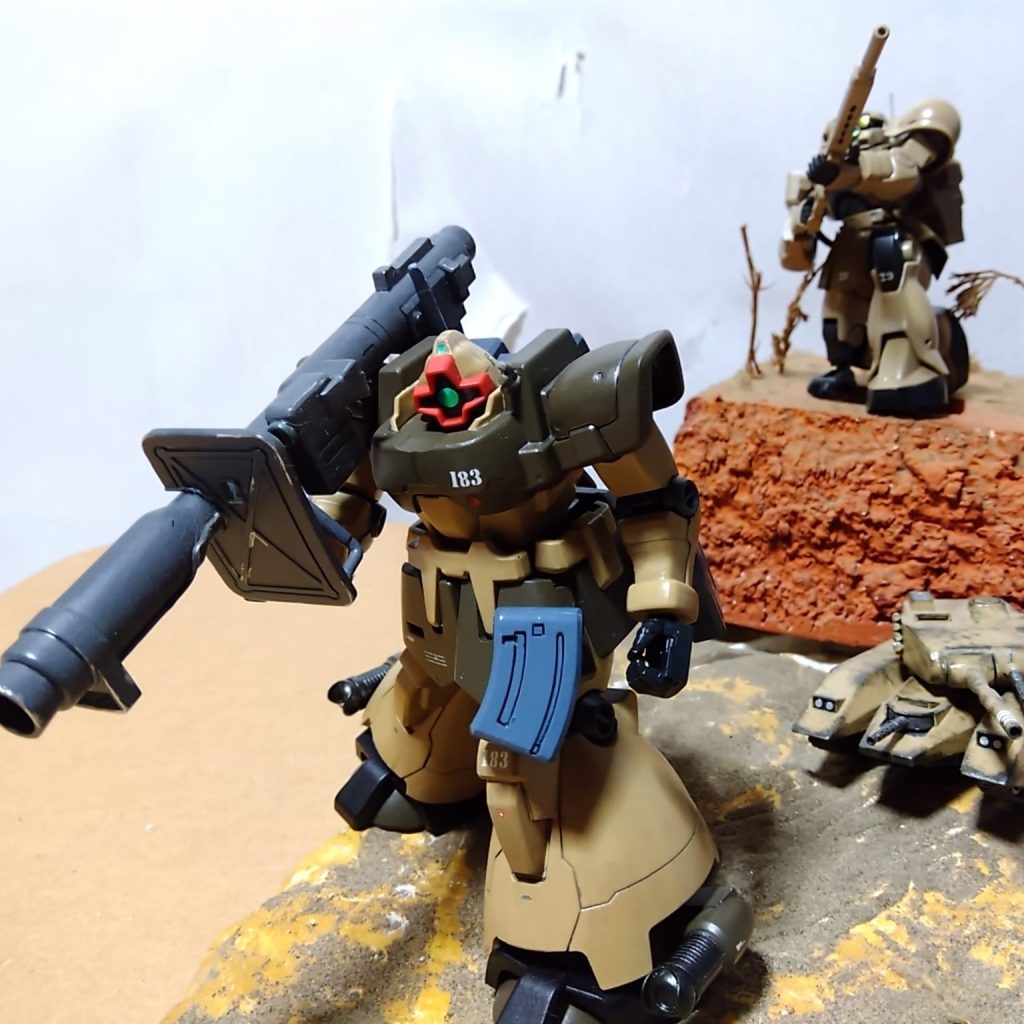 熱砂の攻防戦 ～in 0079～｜Zooさんのガンプラ作品｜GUNSTA（ガンスタ）
