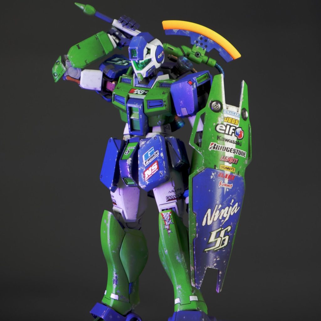 GM Space Command Izuruha Custom｜@kurt433zさんのガンプラ作品｜GUNSTA（ガンスタ）