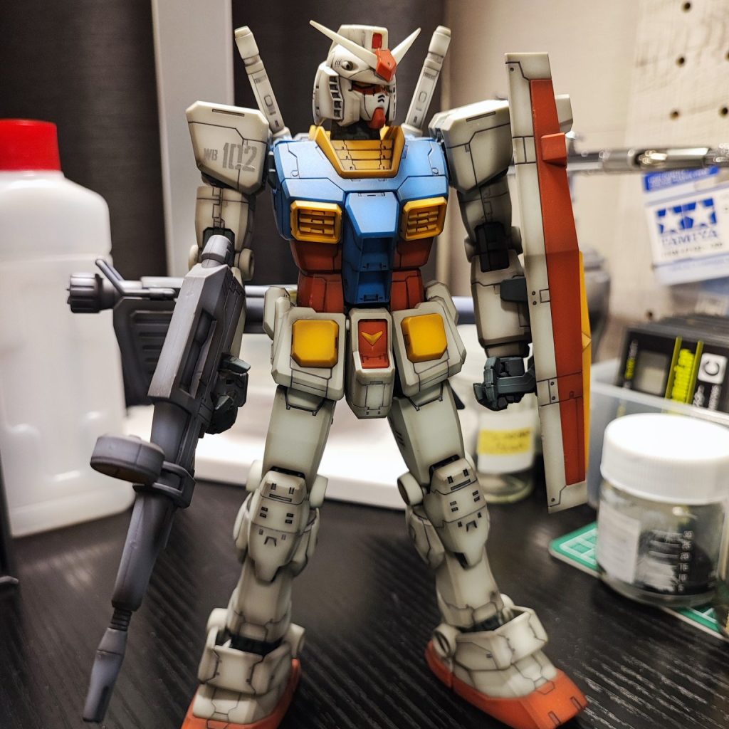 MG RX−78ガンダム｜@Maho_sucreさんのガンプラ作品｜GUNSTA（ガンスタ）