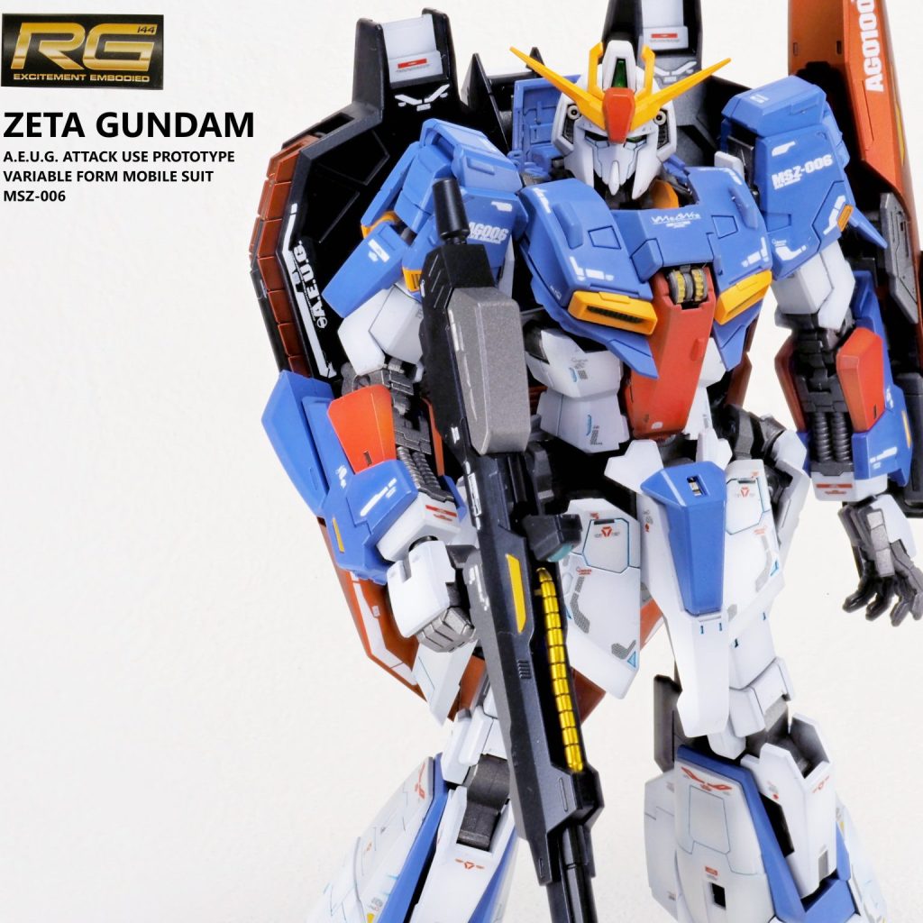 RG Zガンダム｜yas2023さんのガンプラ作品｜GUNSTA（ガンスタ）