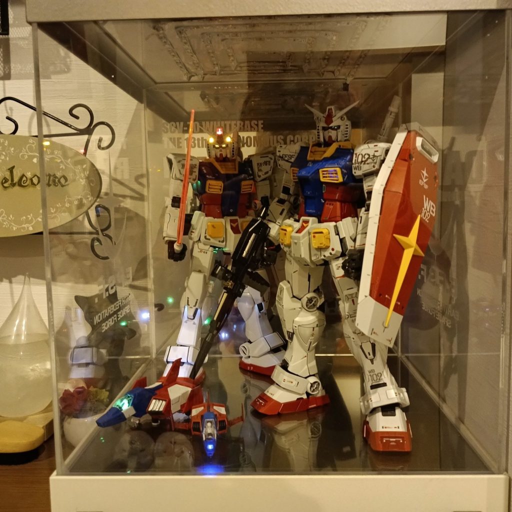 過去作 新旧PGガンダム LED組込｜福田 義康さんのガンプラ作品｜GUNSTA（ガンスタ）