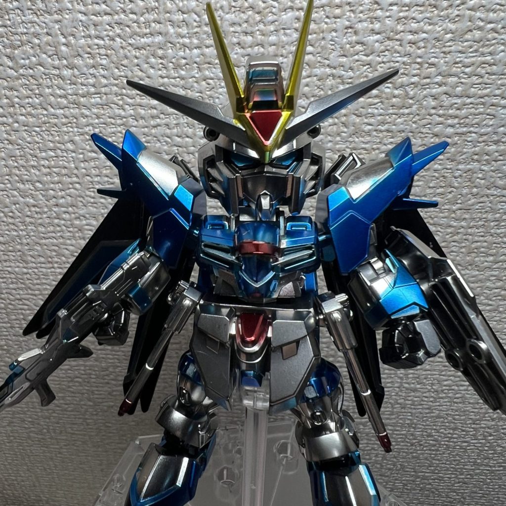 SD EXライジングフリーダム キャンディ塗装｜まるでダメなオッサンさんのガンプラ作品｜GUNSTA（ガンスタ）