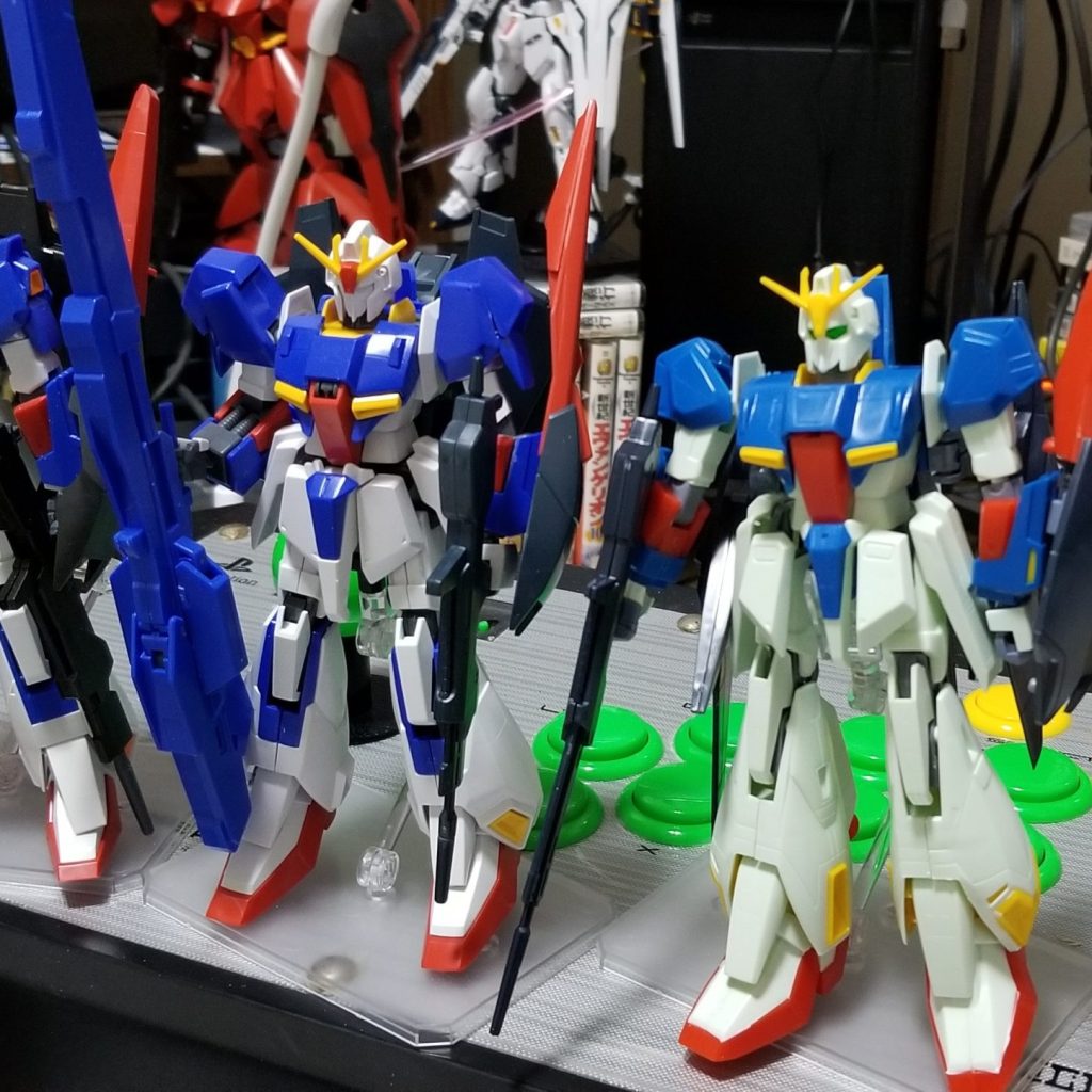 初代〜リバイブ HG Zガンダム(素組)｜nabewobillyさんのガンプラ作品｜GUNSTA（ガンスタ）