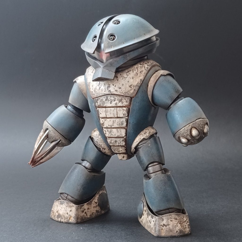 HGUC 1/144 MSM-04 アッガイ 塩ケープ剥がし｜@ウソつきカモメさんのガンプラ作品｜GUNSTA（ガンスタ）