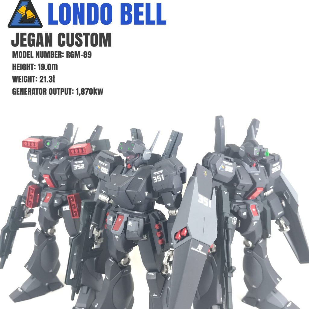 ロンドベル所属 ジェガン カスタム小隊｜KOSSERさんのガンプラ作品｜GUNSTA（ガンスタ）