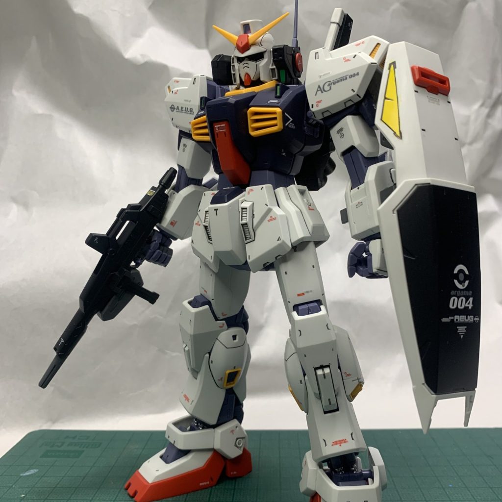 MG RX-178 ガンダムMk-II Ver.2.0 素組改修｜へたっぴさんのガンプラ作品｜GUNSTA（ガンスタ）