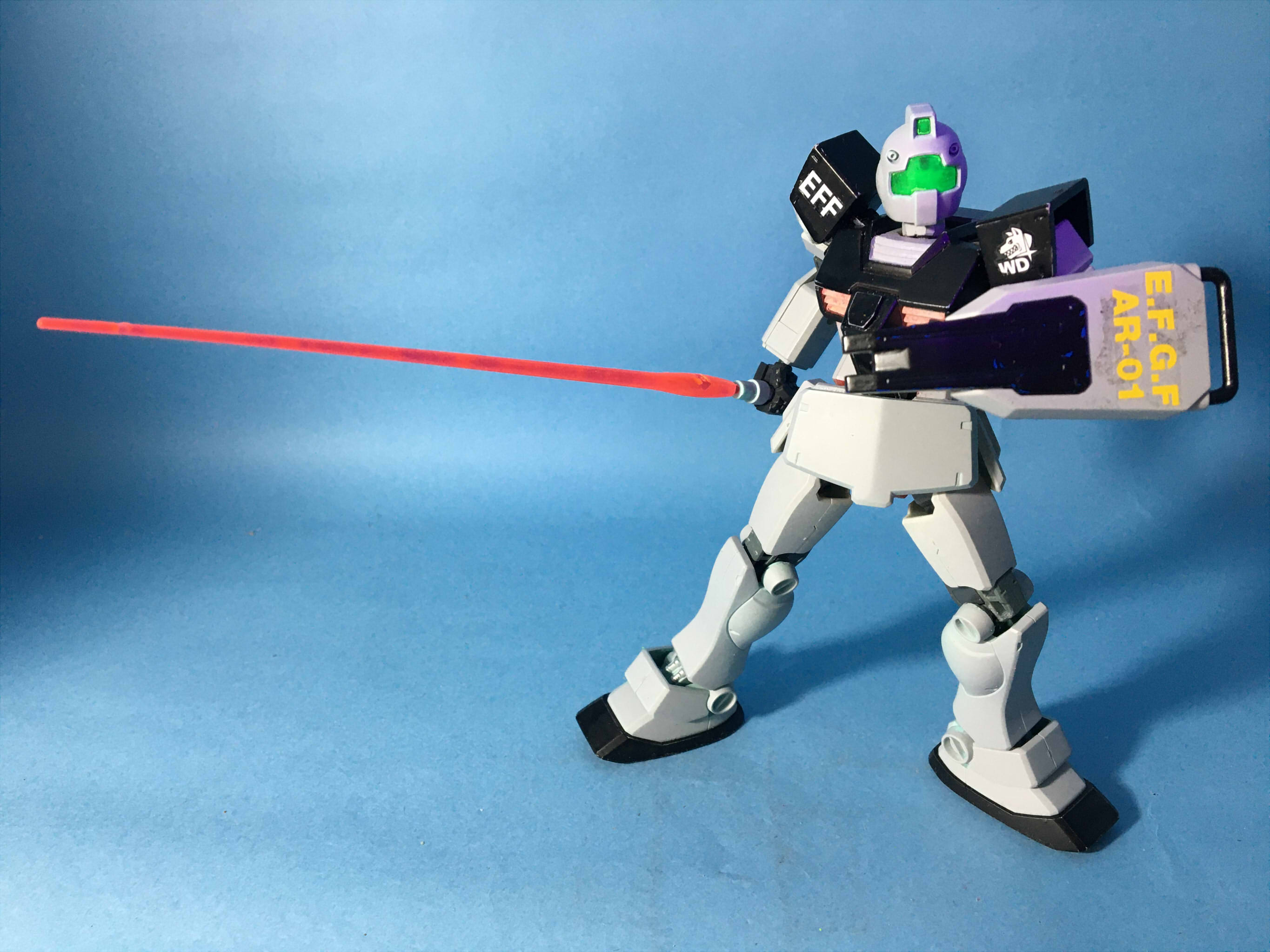 HGUC×EG ジム（ホワイト・ディンゴ隊仕様）｜enarinさんのガンプラ作品｜GUNSTA（ガンスタ）