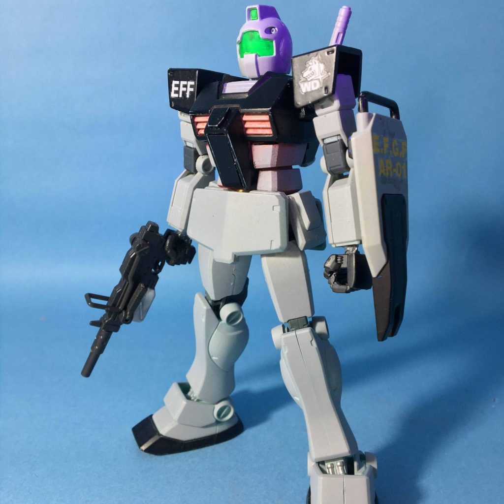 HGUC×EG ジム（ホワイト・ディンゴ隊仕様）｜enarinさんのガンプラ作品｜GUNSTA（ガンスタ）
