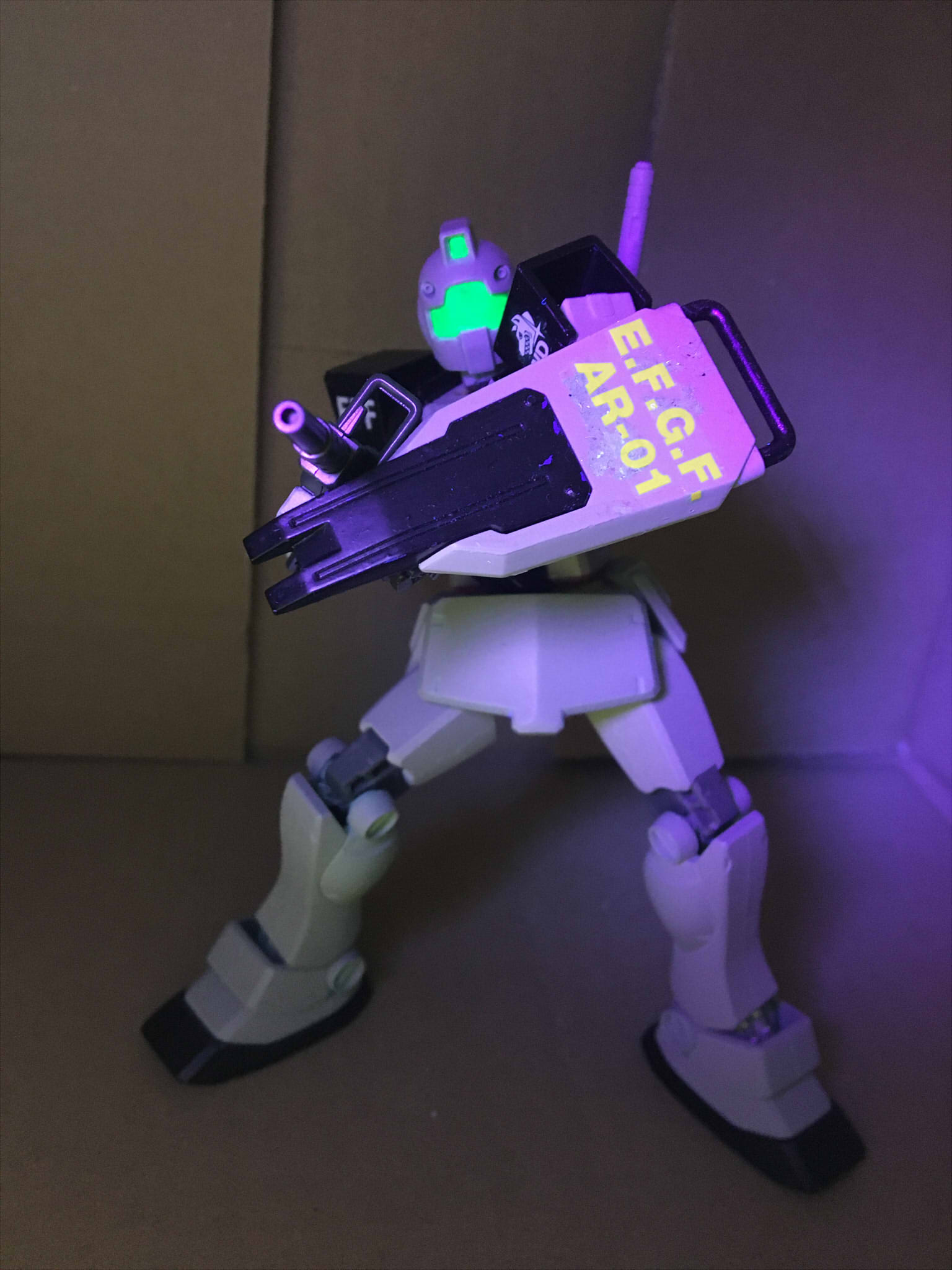 HGUC×EG ジム（ホワイト・ディンゴ隊仕様）｜enarinさんのガンプラ作品｜GUNSTA（ガンスタ）