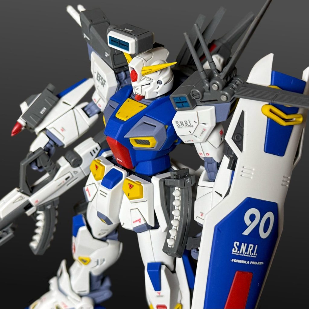 MG ガンダムF90ミッションパックLタイプ｜ykmさんのガンプラ作品｜GUNSTA（ガンスタ）