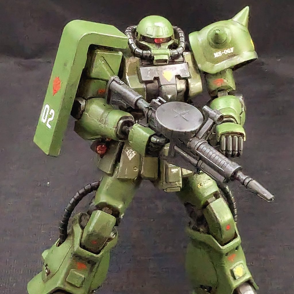 F2ザク｜@Torowa_No3さんのガンプラ作品｜GUNSTA（ガンスタ）