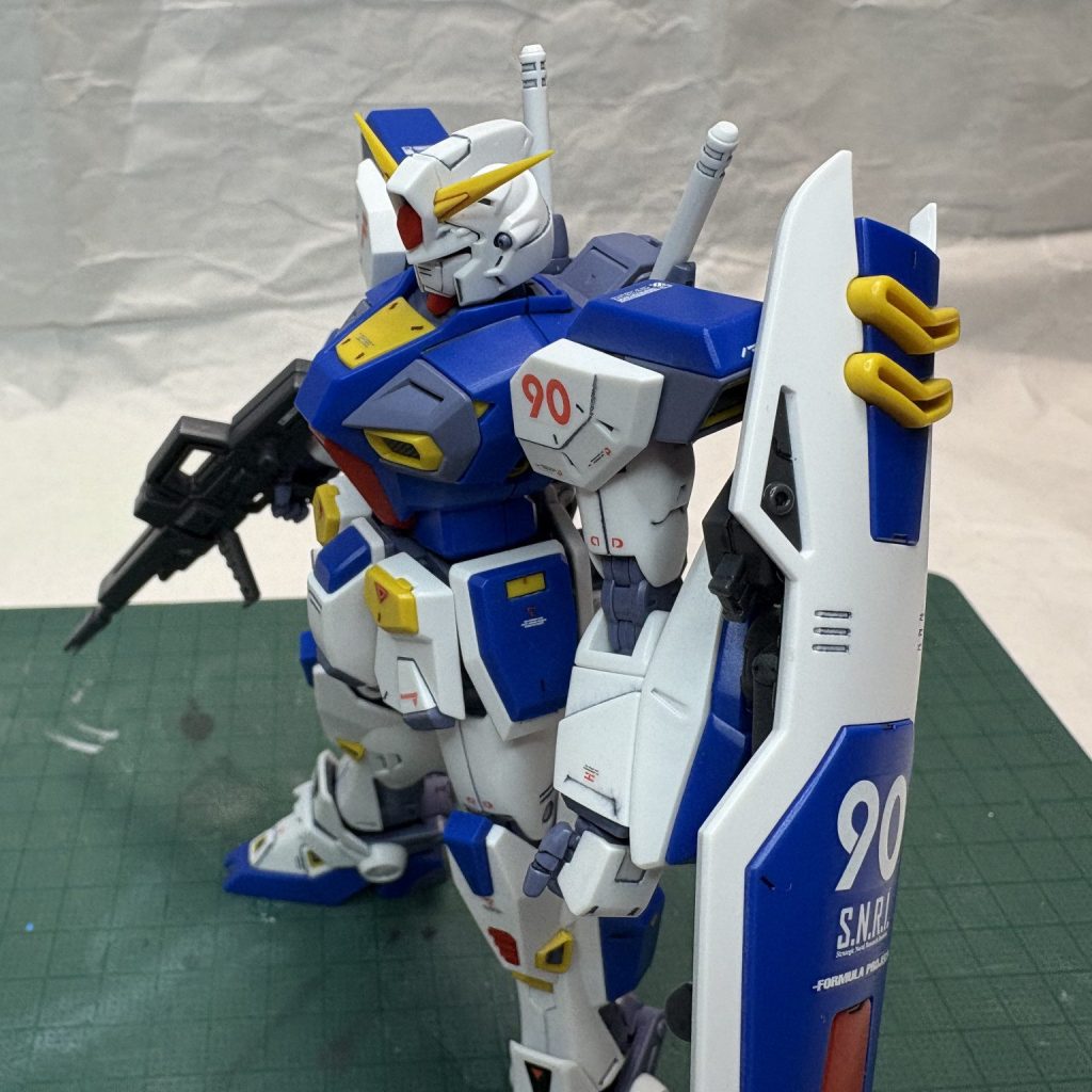 MG ガンダムF90 成形色仕上げ｜へたっぴさんのガンプラ作品｜GUNSTA（ガンスタ）
