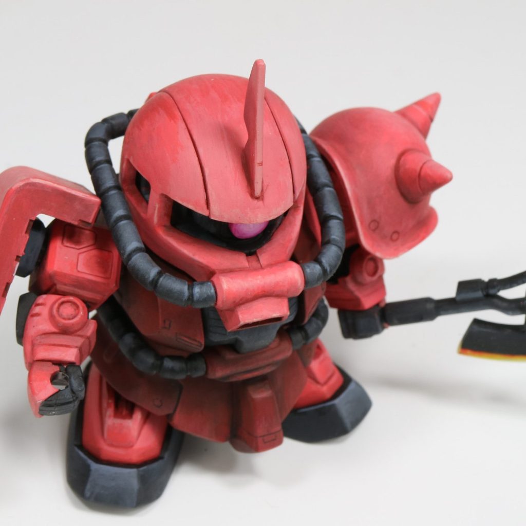 SD BB戦士シャー専用ザク｜ペーパーテープ70さんのガンプラ作品｜GUNSTA（ガンスタ）