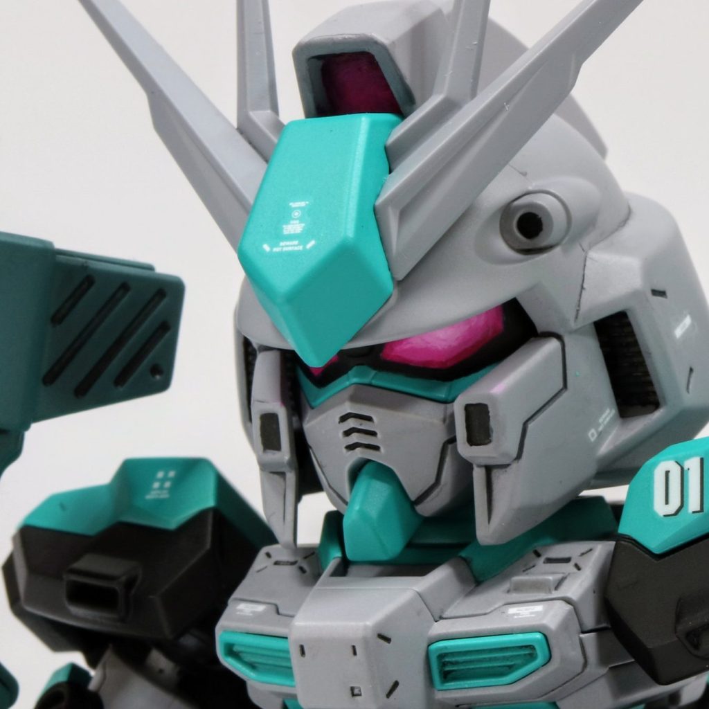 BB戦士 初音ミクコラボ ハイニューガンダム｜ペーパーテープ70さんのガンプラ作品｜GUNSTA（ガンスタ）