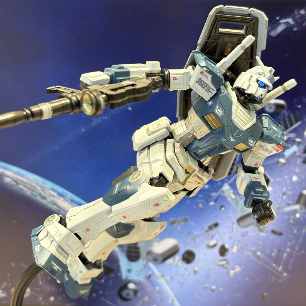 EG RX-78F00/E Blue Edition｜@NAN_S45さんのガンプラ作品｜GUNSTA（ガンスタ）