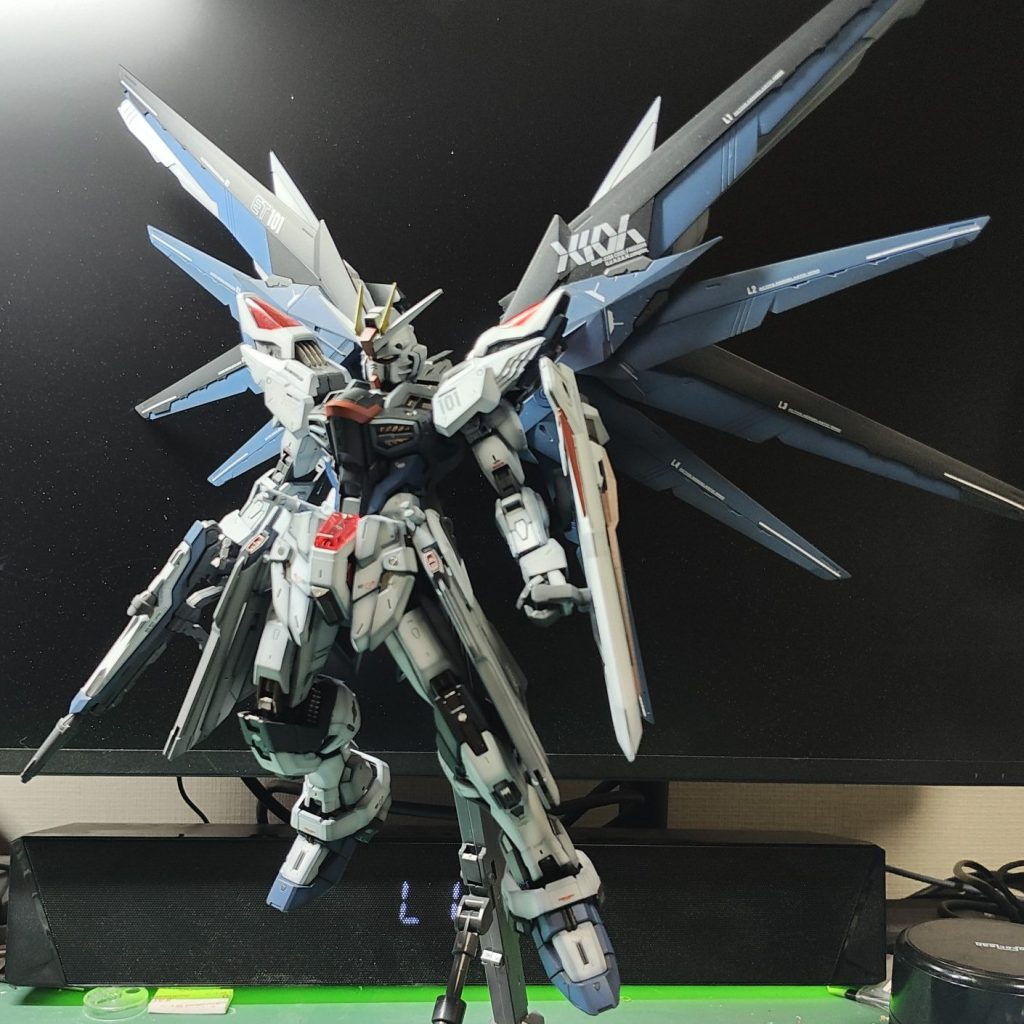 MGEXフリーダムガンダムの制作過程｜RunHighさんのガンプラ作品｜GUNSTA（ガンスタ）