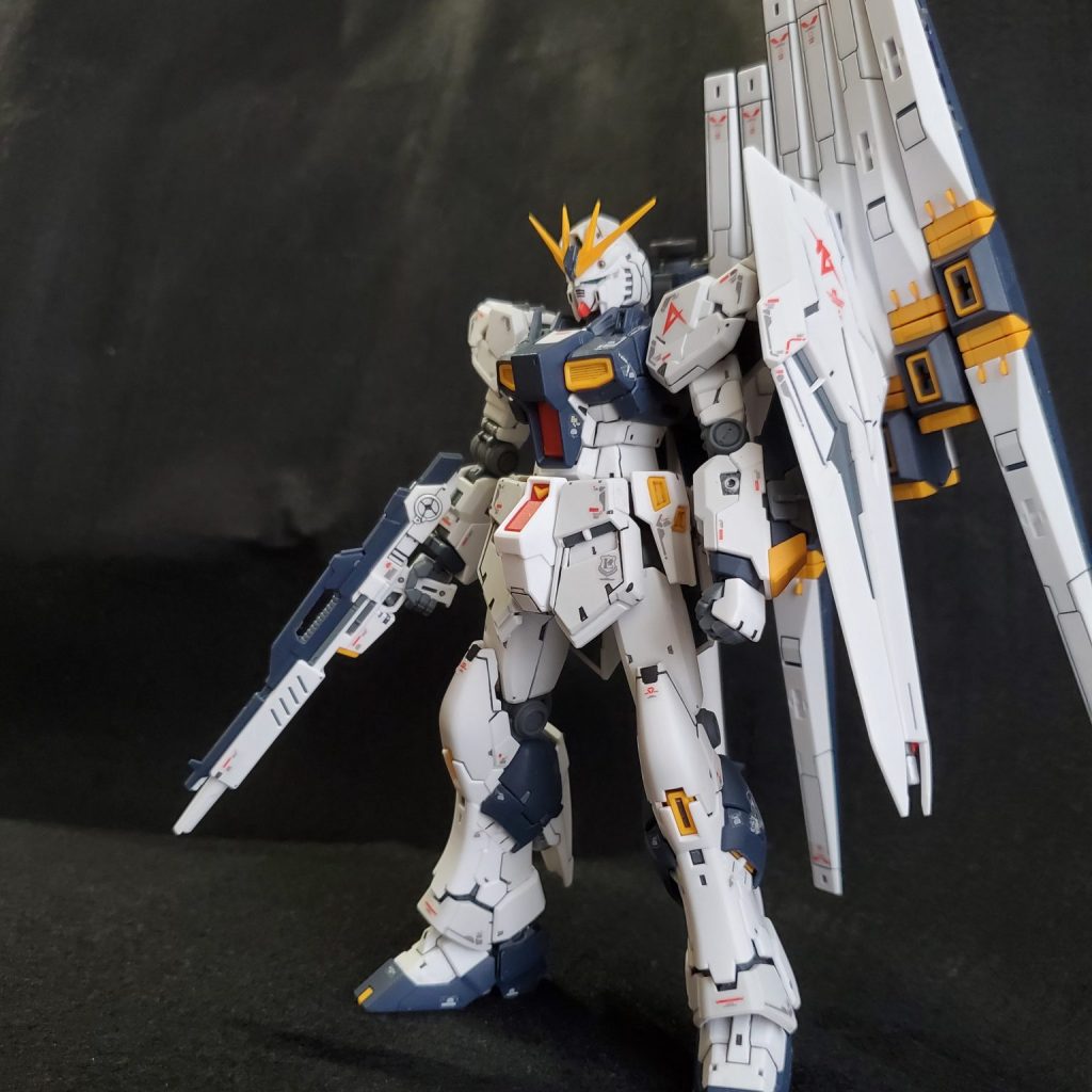 RG νGUNDAM｜ゴマちゃんさんのガンプラ作品｜GUNSTA（ガンスタ）